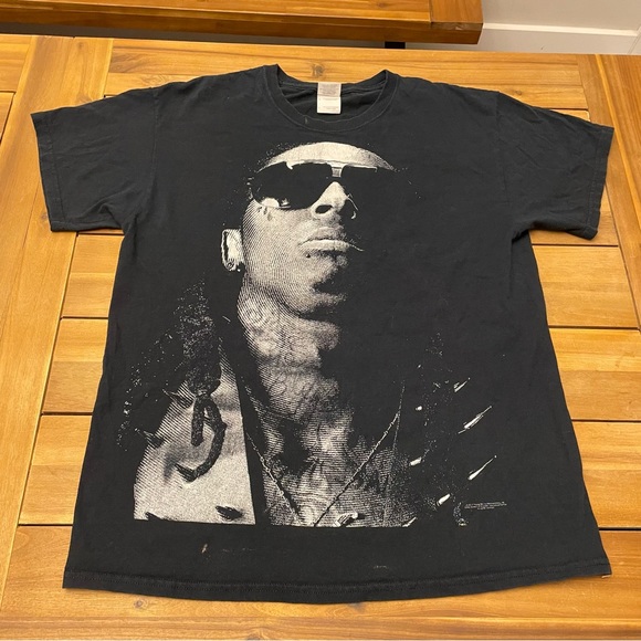 Gildan | Shirts | Y2k Lil Wayne Weezy Lil Tunechi Rap Hip Hop Face ...